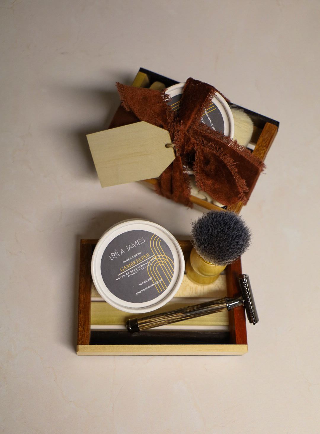 Shave Gift Set - Razor, Brush & Butter Bar Included – Lola James