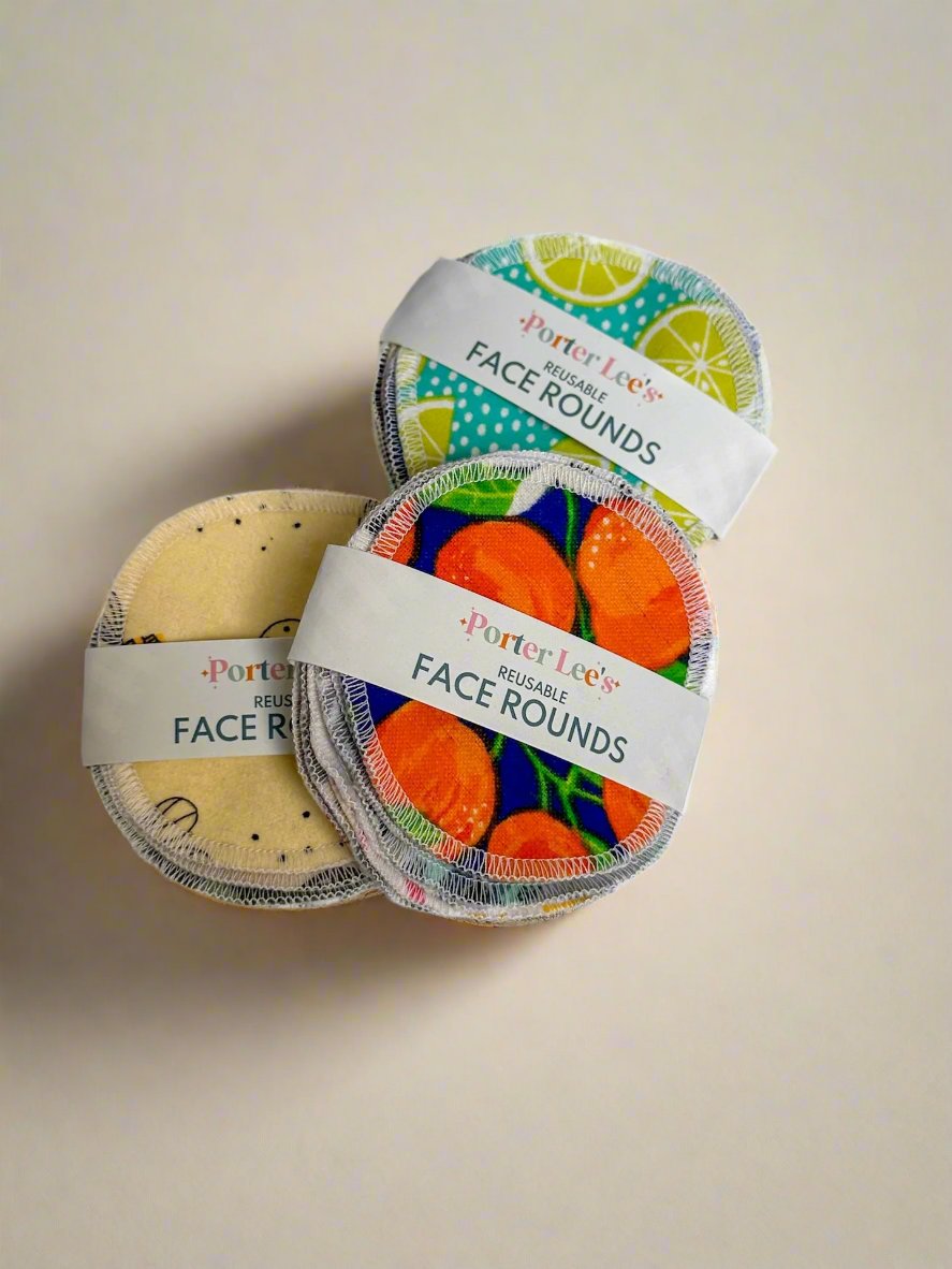 Reusable Cotton Face Rounds - Eco-Friendly & Absorbent – Lola James
